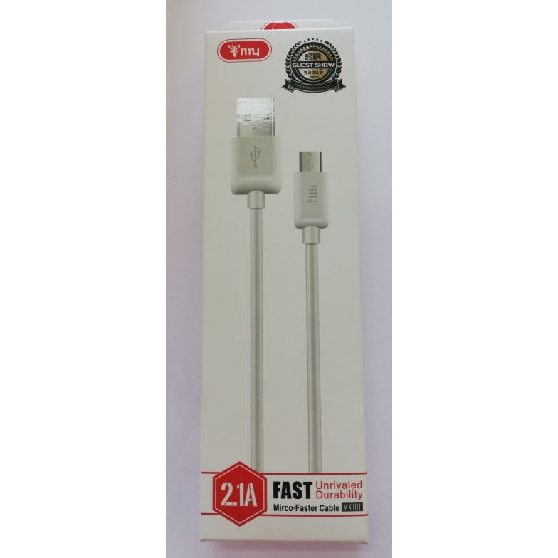 สายชาร์จโทรศัพท์ MY Faster Cable MX101 | Shopee Thailand