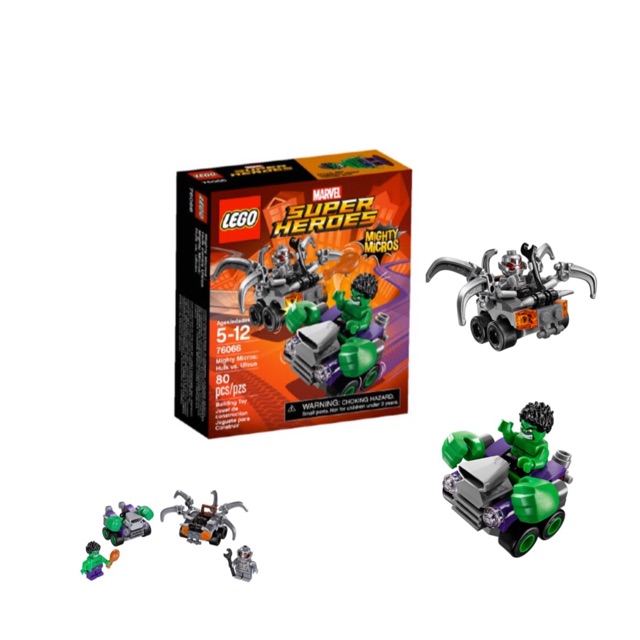 Lego Mighty Micros: Hulk vs. Ultron 76066 | Shopee Thailand