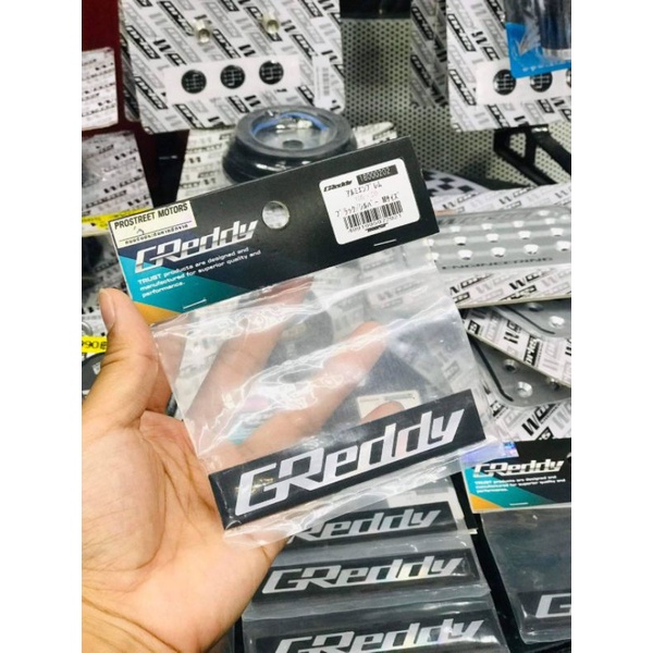 Logo Greddy emplem plate ติดท่อไอดี แท้ แบบเพลท มีมิติ สวยงามมาก แท้ ...
