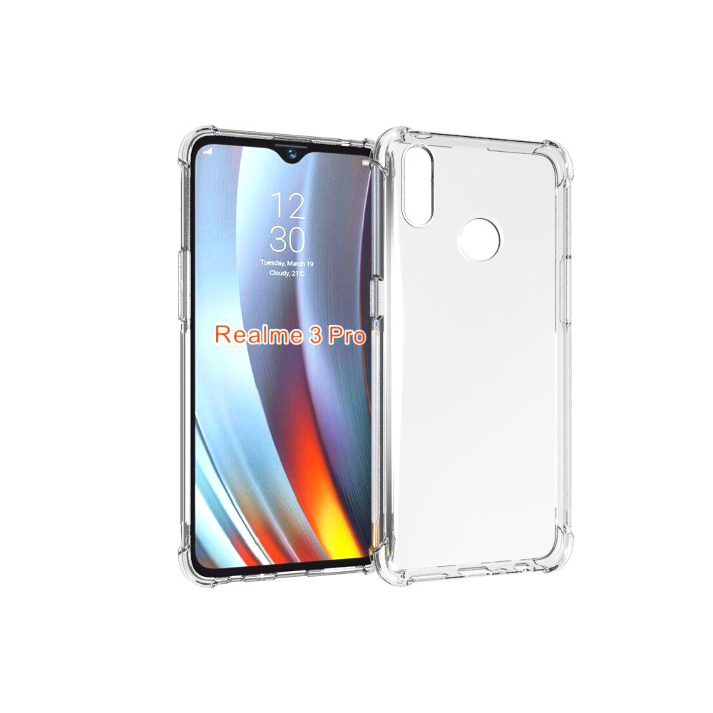 เคส Realme 3 Realme 3 Pro แบบใสเสริมขอบและมุม (พร้อมส่ง) | Shopee Thailand