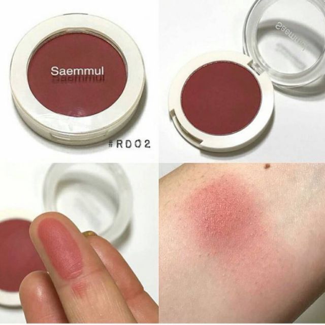#พร้อมส่ง The Saem Saemmul Single Blusher #rd02 | Shopee Thailand
