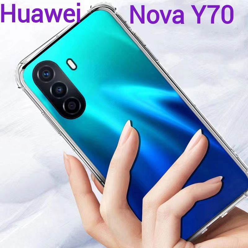 Nova Y61/Nova Y70(พร้อมส่งในไทย)เคสTPUใสกันกระแทกแบบคลุมกล้องHuawei ...
