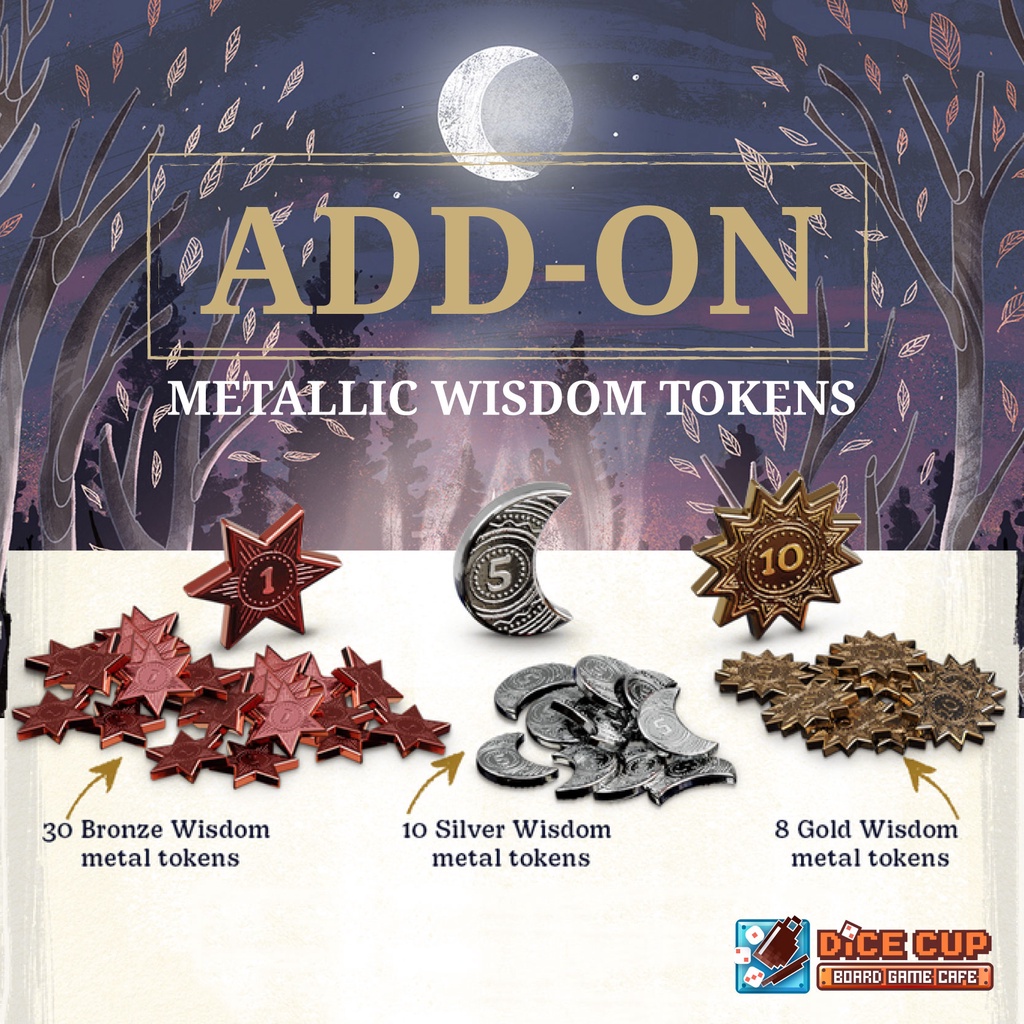 [ของแท้] Septima Metallic Wisdom Token Kickstarter Board Game | Shopee Thailand