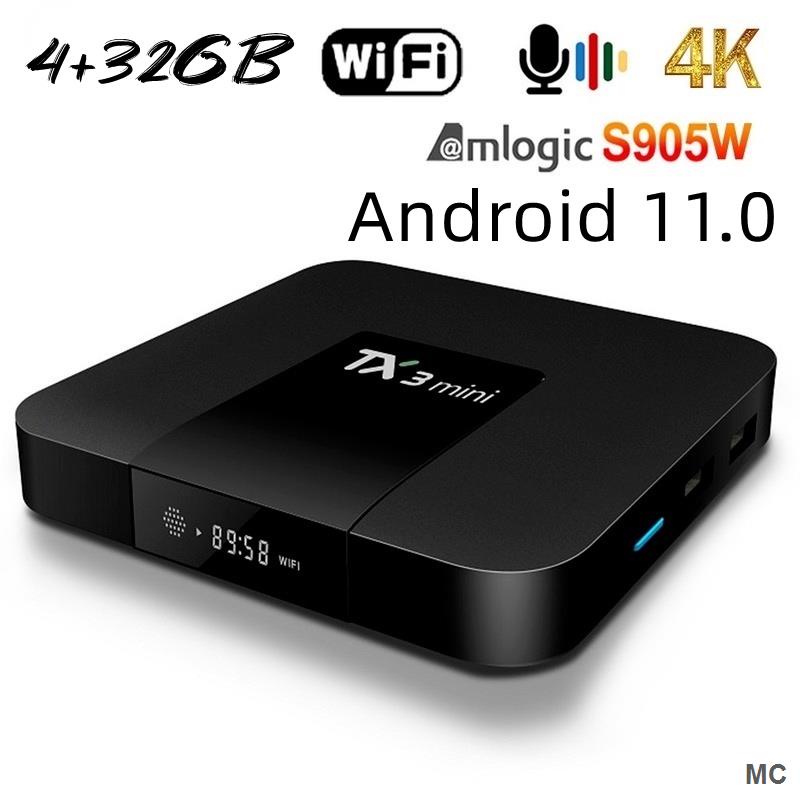 Tx3 Mini Android 11.0 สมาร์ททีวีชุดกล่องด้านบน 2/4g 16/32g quad core ...