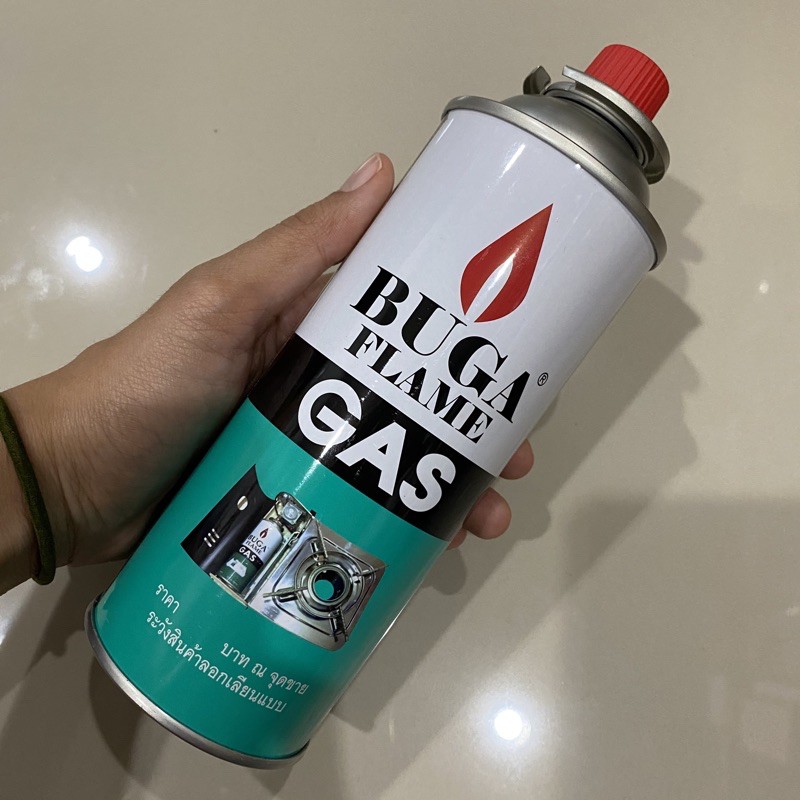 แก๊สกระป๋อง Buga gas สำหรับเติม ไฟแช็ก | Shopee Thailand