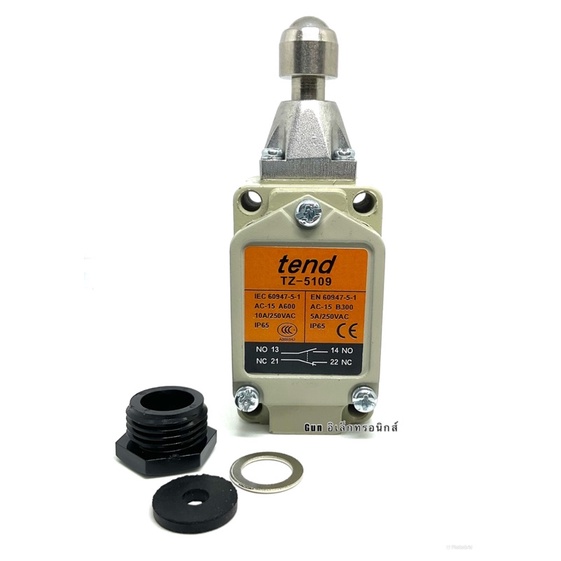 LIMIT SWITCH ลิมิต สวิตช์ tend TZ-5109 หน้าคอนแทค 10A/250VAC IP65 | Shopee Thailand