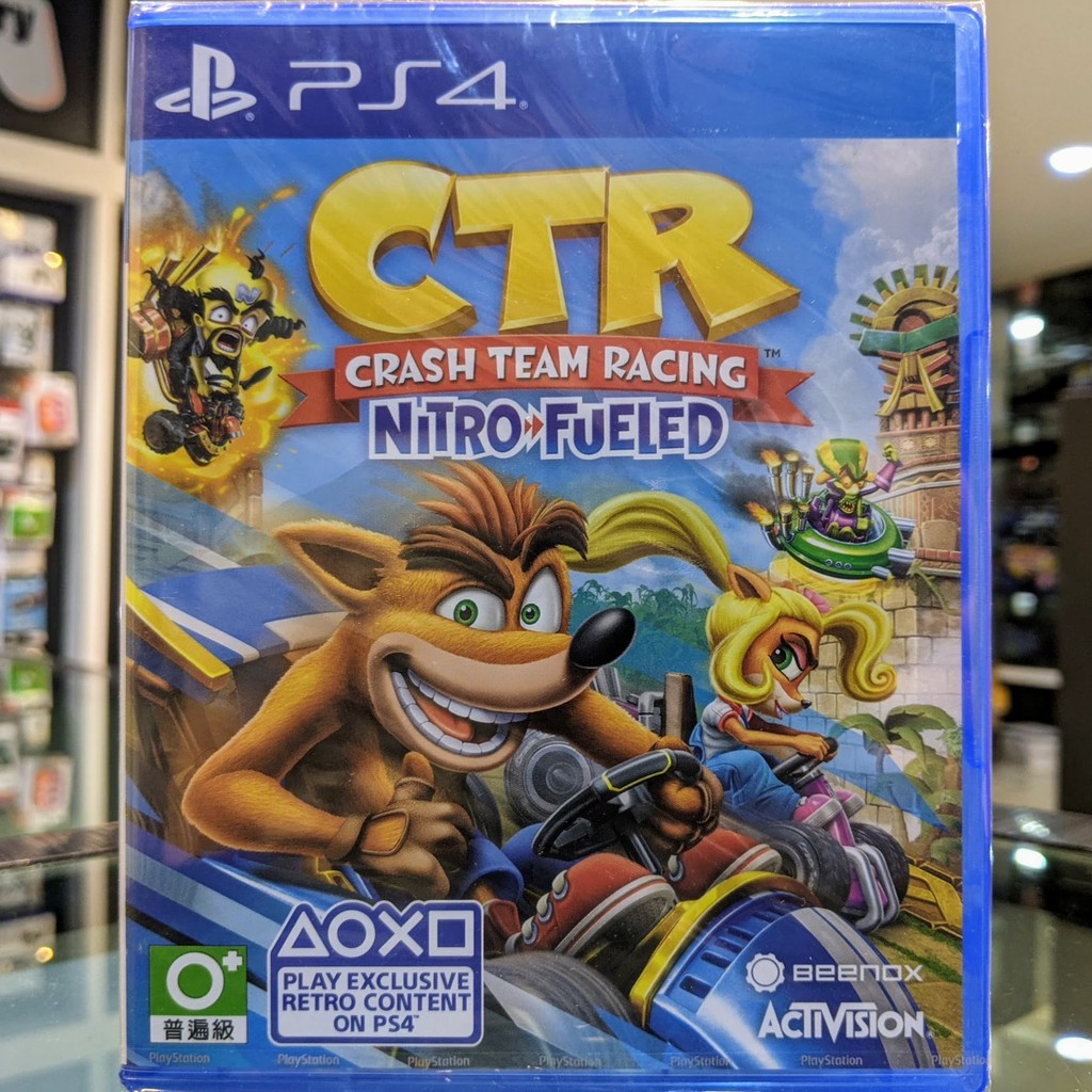 (ภาษาอังกฤษ) มือ1 PS4 CTR Crash Team Racing Nitro Fueled เกมPS4 แผ่นPS4 ...