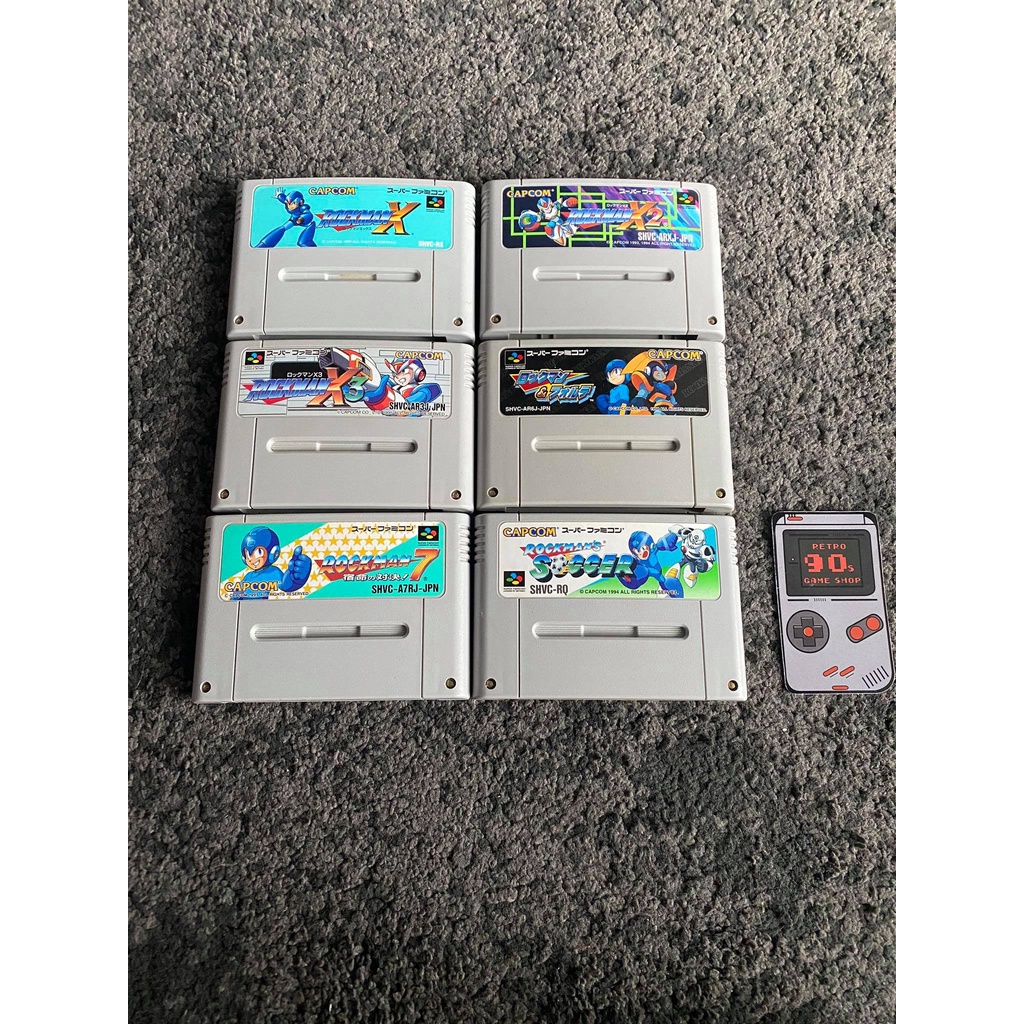 Capcom Rockman Game Cartridge / For Super Famicom | Shopee Thailand