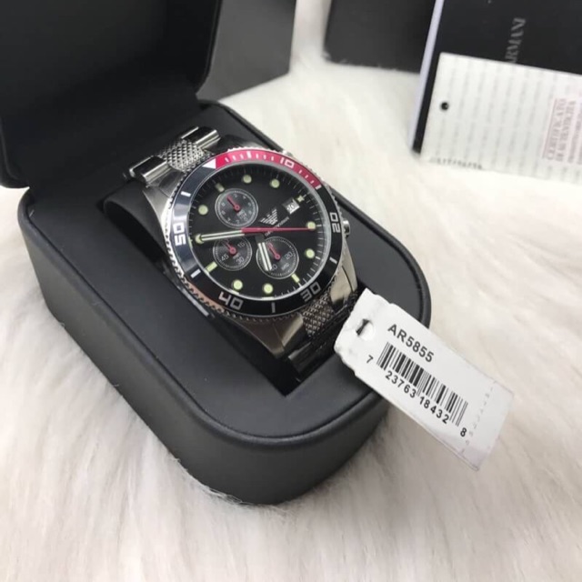 Emporio Armani 42mm Sportivo Backlight Men's Watch AR5855 | Shopee Thailand