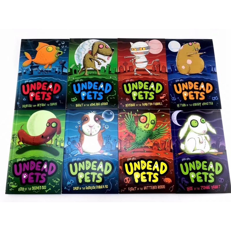 Undead Pets Collection 8 Books Set By Sam Hay Paperback, Ages 6-10 ...
