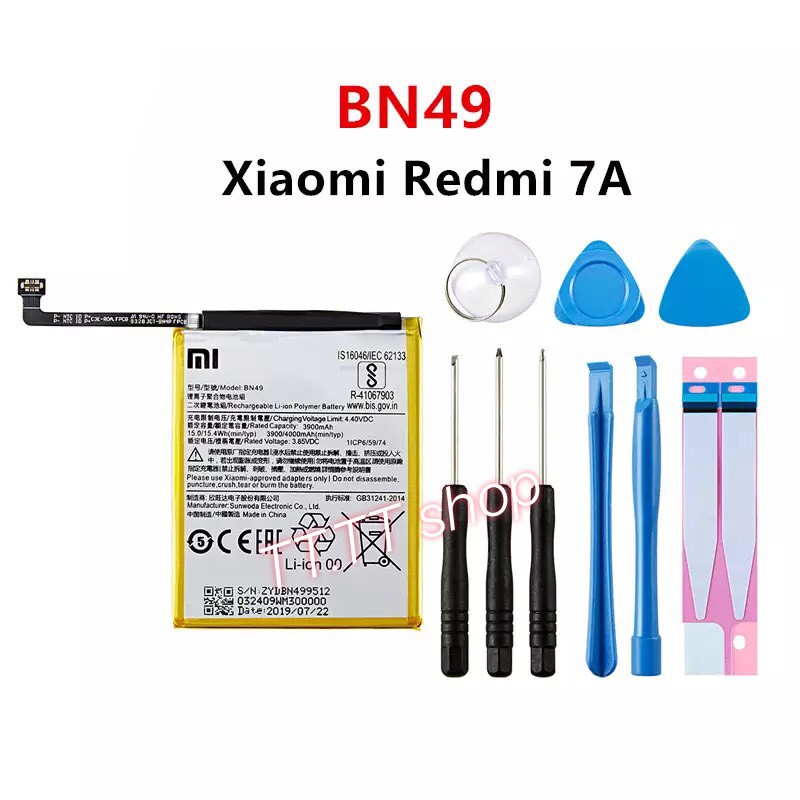 แบตเตอรี่ แท้ Xiaomi Redmi 7A BN49 4000mAh รับประกัน 3 เดือน | Shopee ...