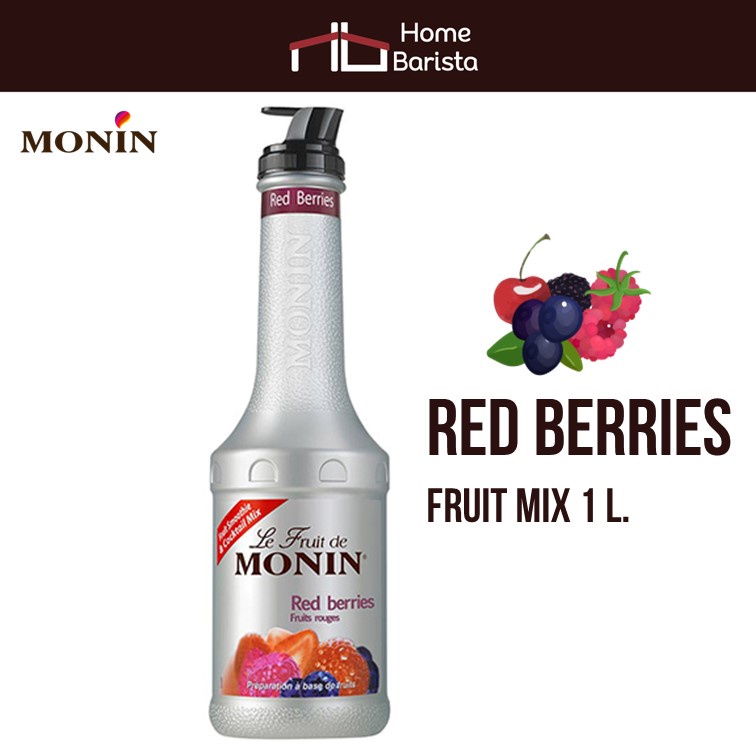 Home Barista Monin Red Berries Fruit Mix 1 L. (MS-0081) | Shopee Thailand