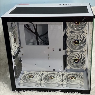 E-ATX CASE (NP) TSUNAMI 1262 PROTECTOR VISION GAMING (WHITE) | Shopee ...