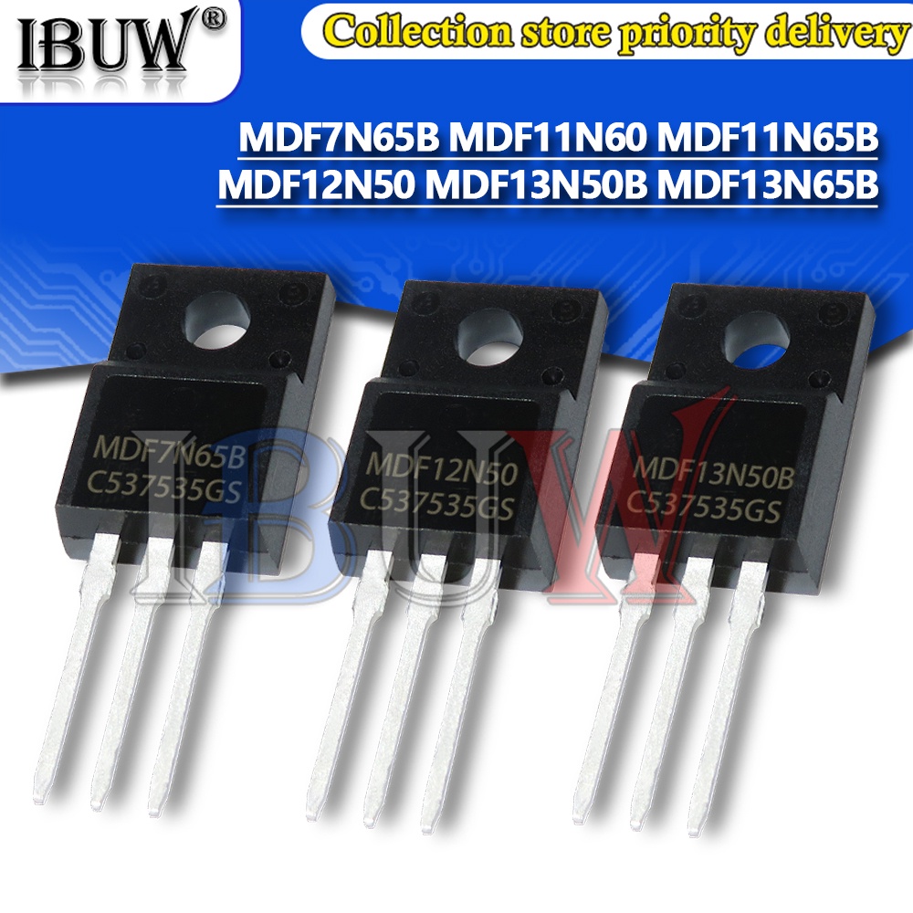 หลอดคริสตัล MDF7N65B MDF11N60 MDF11N65B MDF12N50 MDF13N50B MDF13N65B ...