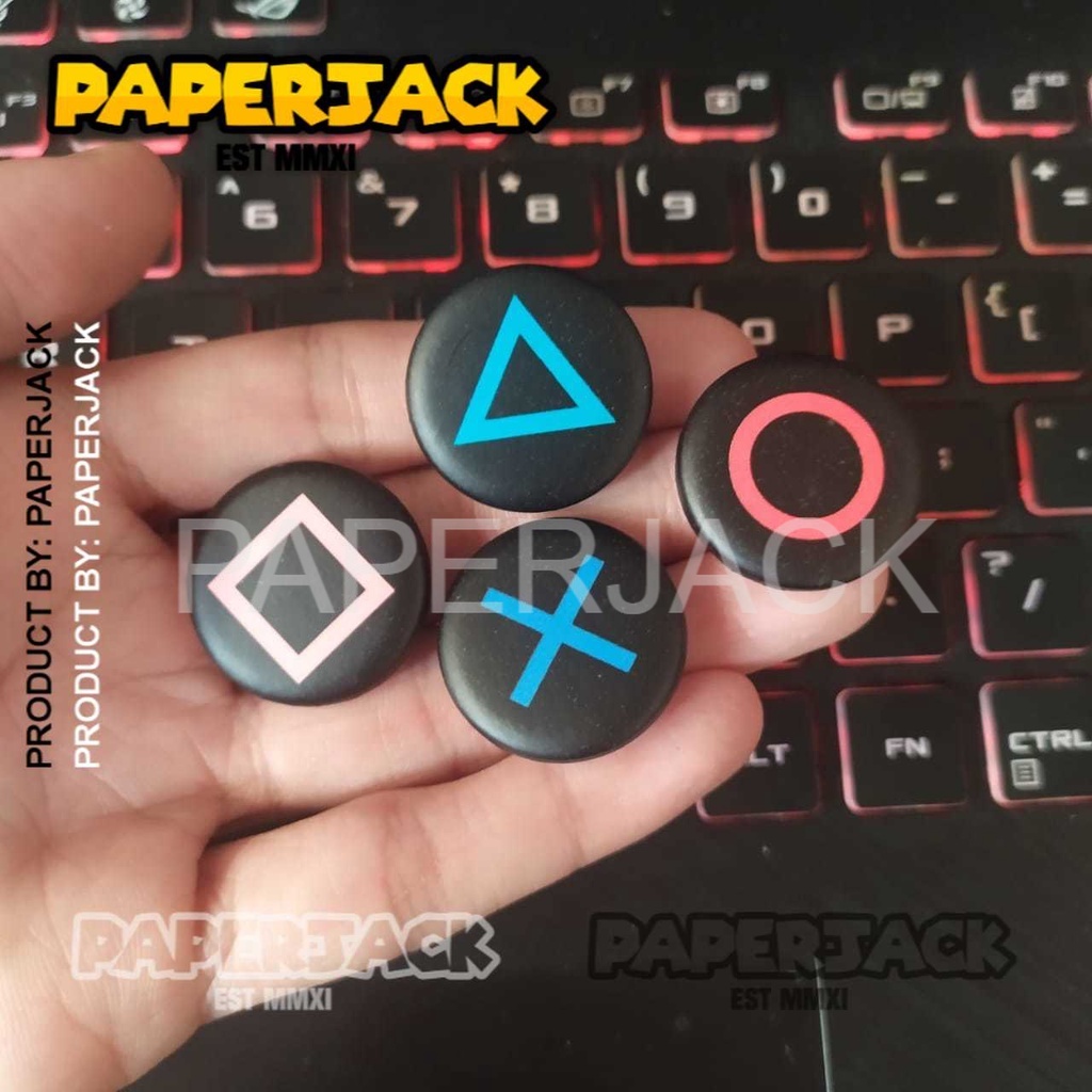 Playstation BUTTON 1SET บรรจุ 4 ชิ้น PIN Pins 25 มม.ปุ่ม PIN อุปกรณ์ ...
