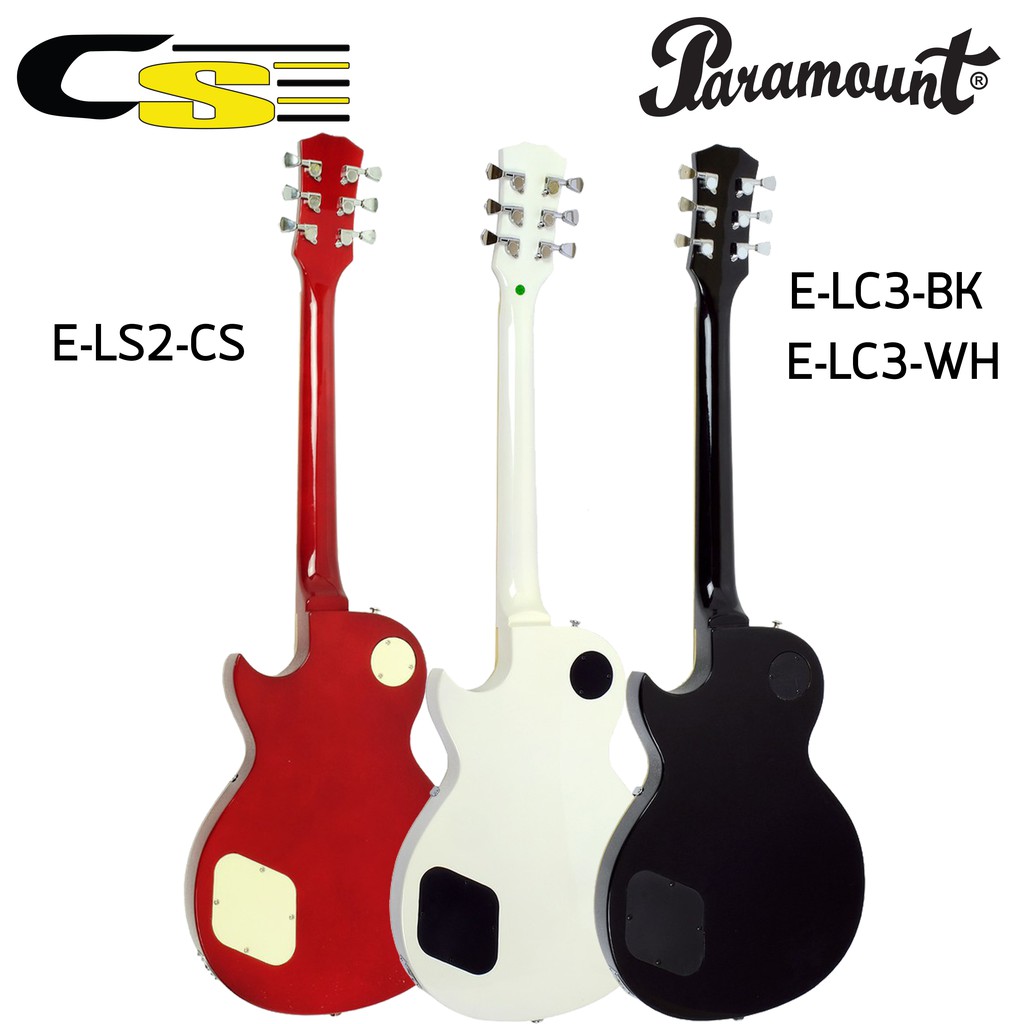 Paramount กีตาร์ไฟฟ้า ทรง Les Paul รุ่น ELS2 และ ELC3 + สาย D’addario ...