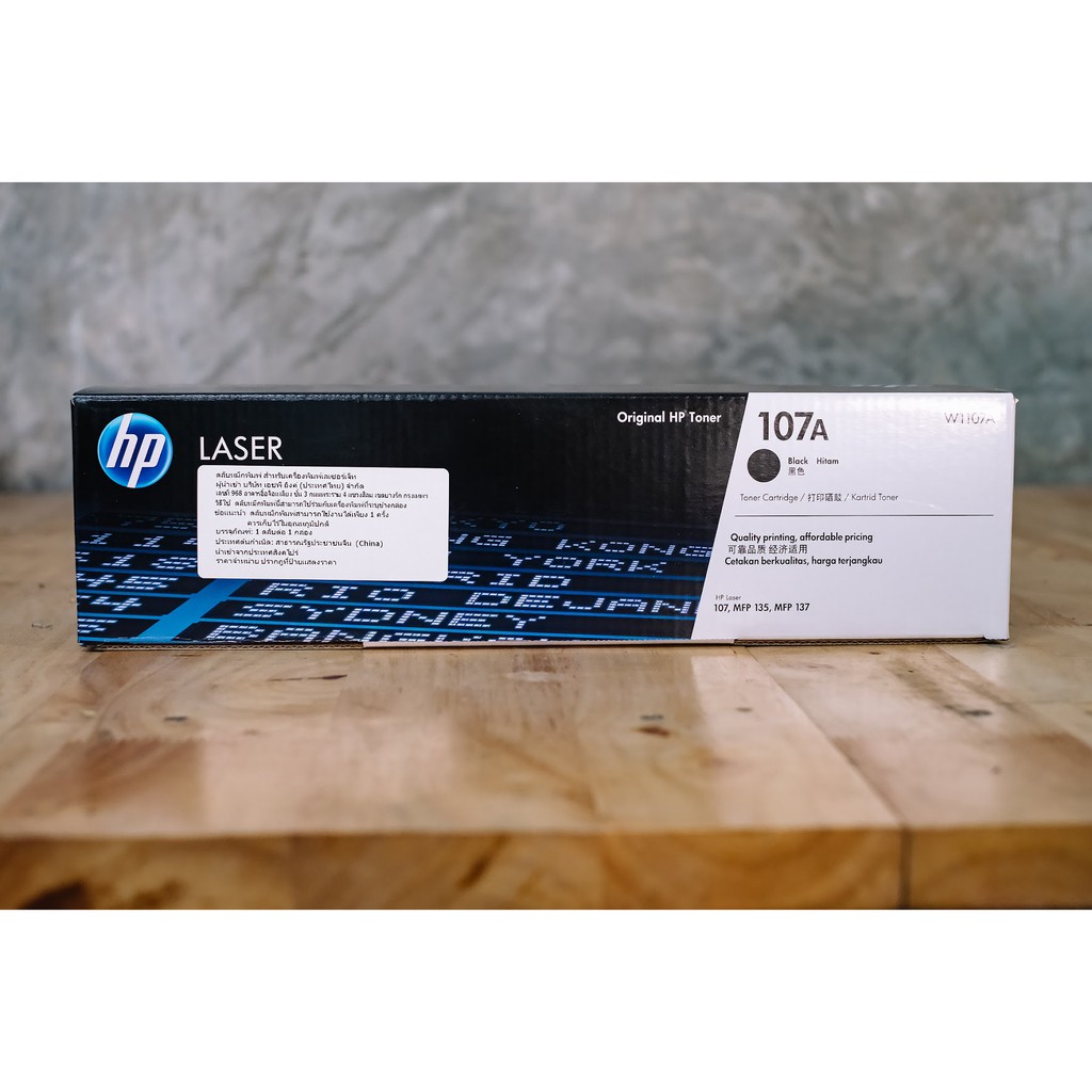 ผ่อน 0% หมึกพิมพ์ ของใหม่ TONER CARTRIDGE HP BLACK 107A สำหรับเครื่อง ...