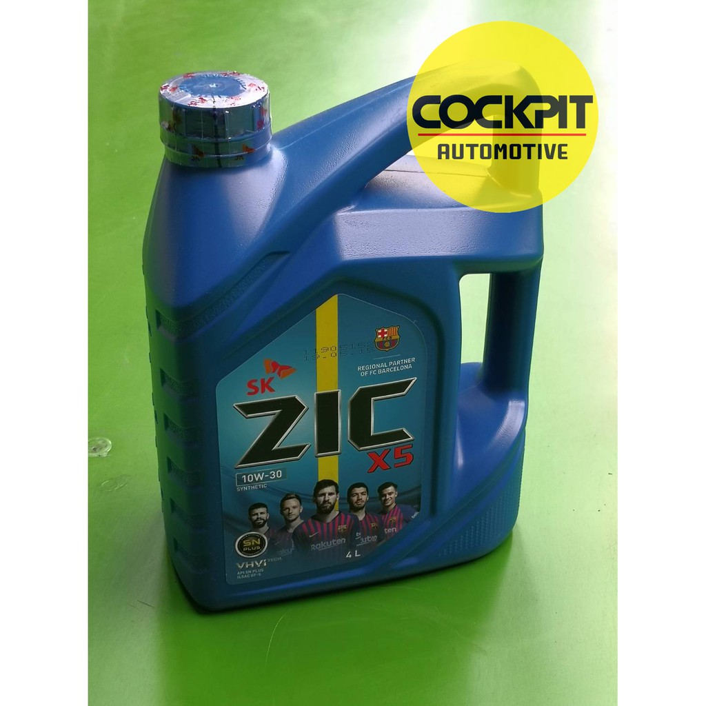 ปี23 ZIC X5 เบนซิน หรือ ZIC X5 ดีเซล น้ำมันเครื่อง เกรด กึ่งสังเคราะห์ ...