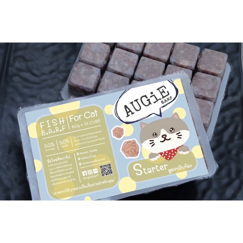 Fish Barf(900g) บาร์ฟแมว : สูตรปรับท้องมือใหม่หัดบาร์ฟ (Starter Formula ...