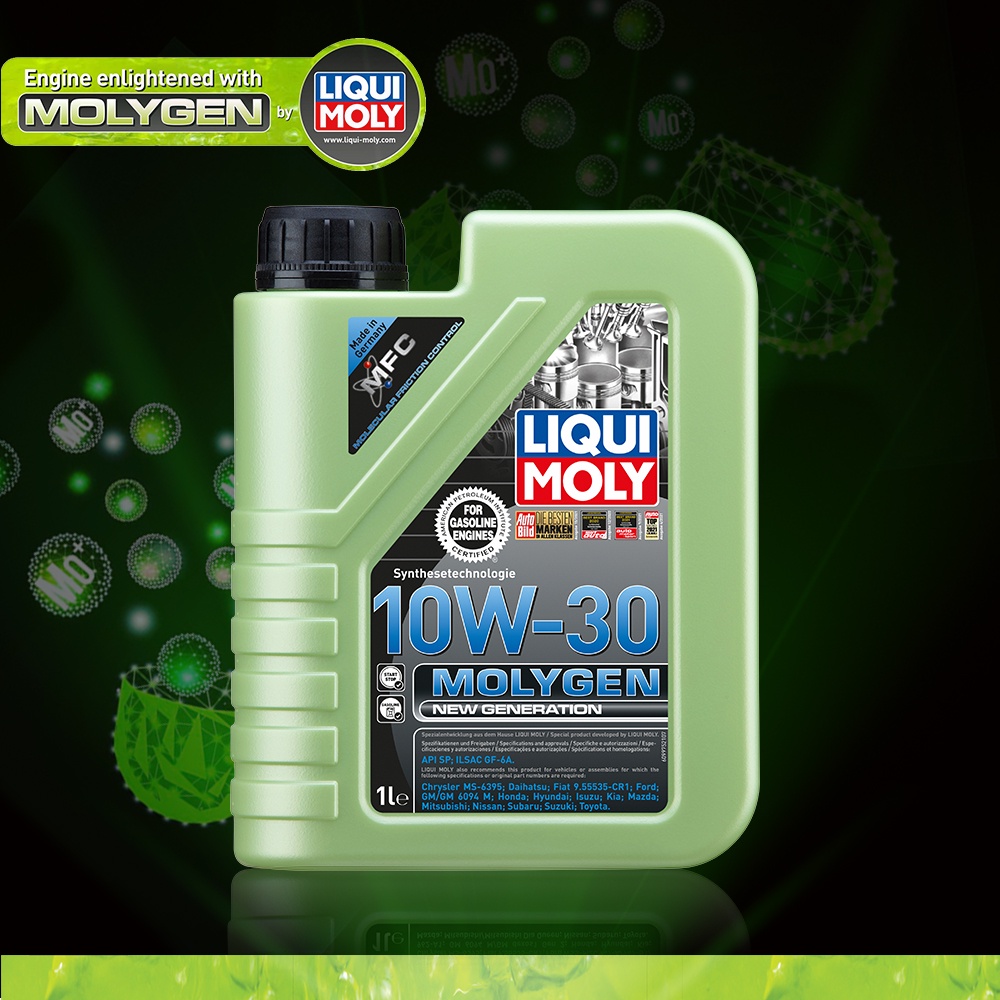 Liqui Moly 10w-30 MolyGen สำหรับเครื่องยนต์เบนซิน Additive ต้านแรงเสียด ...