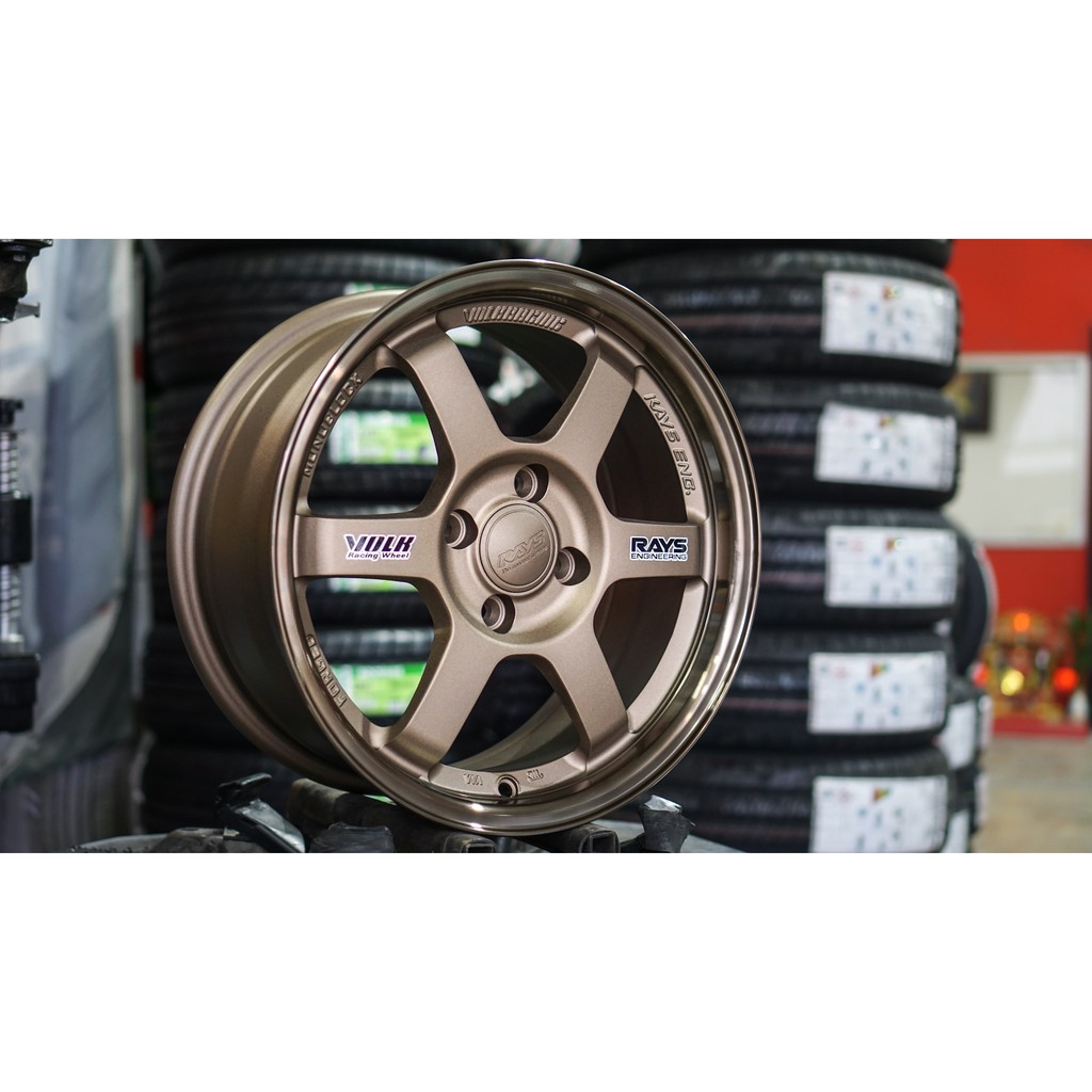 ล้อเบา TE37 15x7 et35 Flowforming หนักแค่ 4.5 กก. งาน Kays 4วง | Shopee Thailand