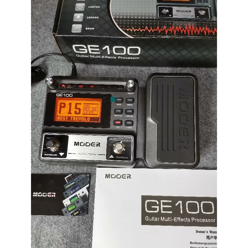 MOOER GE100 เพดัลกีตาร์เอฟเฟค | Shopee Thailand