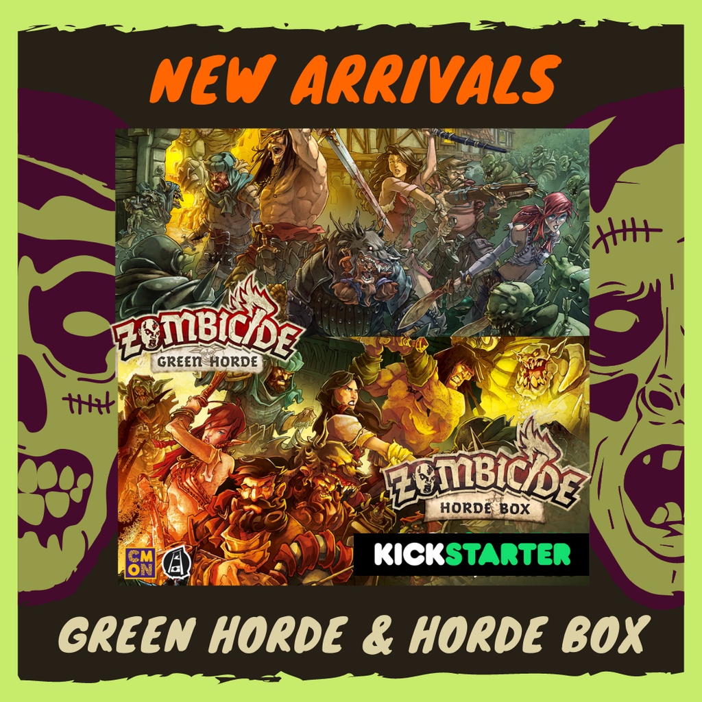Zombicide: Green Horde + Horde box Boardgame [ของแท้] [Kickstarter ...