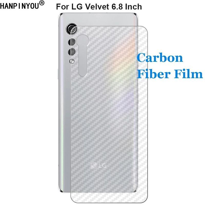 LG Velvet Carbon Skin / LG Wing 5G ฝาหลังกันรอย | Shopee Thailand