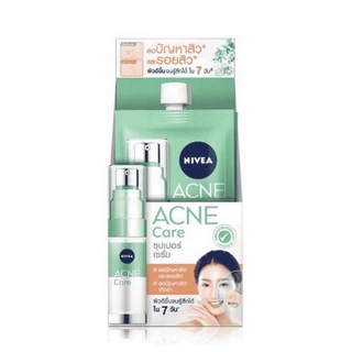 NIVEA นีเวีย เซรั่ม แอคเน่ แคร์ ครีมลดสิว (ตัวใหม่! ) แบบซอง 7 ml ...