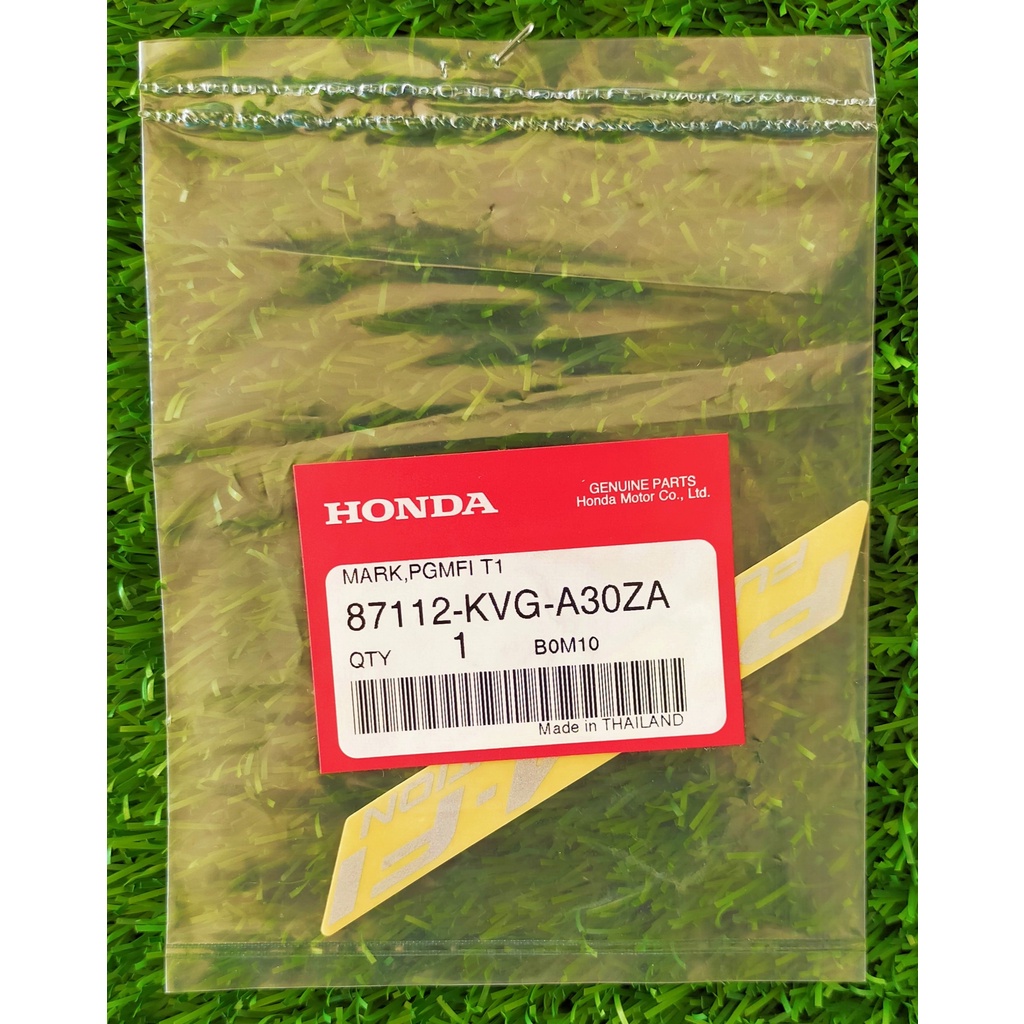87112-KVG-A30ZA สติ๊กเกอร์ PGMFI รถสีขาว Honda แท้ศูนย์ | Shopee Thailand