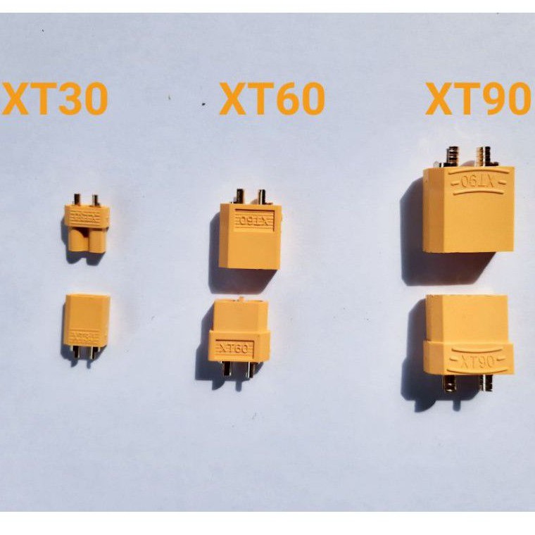 XT30 XT60 XT90 XT60E XT90E ขั้วต่อแบตเตอรี่ RC ปลั๊กเสียบปลั๊ก ESC Drone Connectors #แยกขายผู้ ...