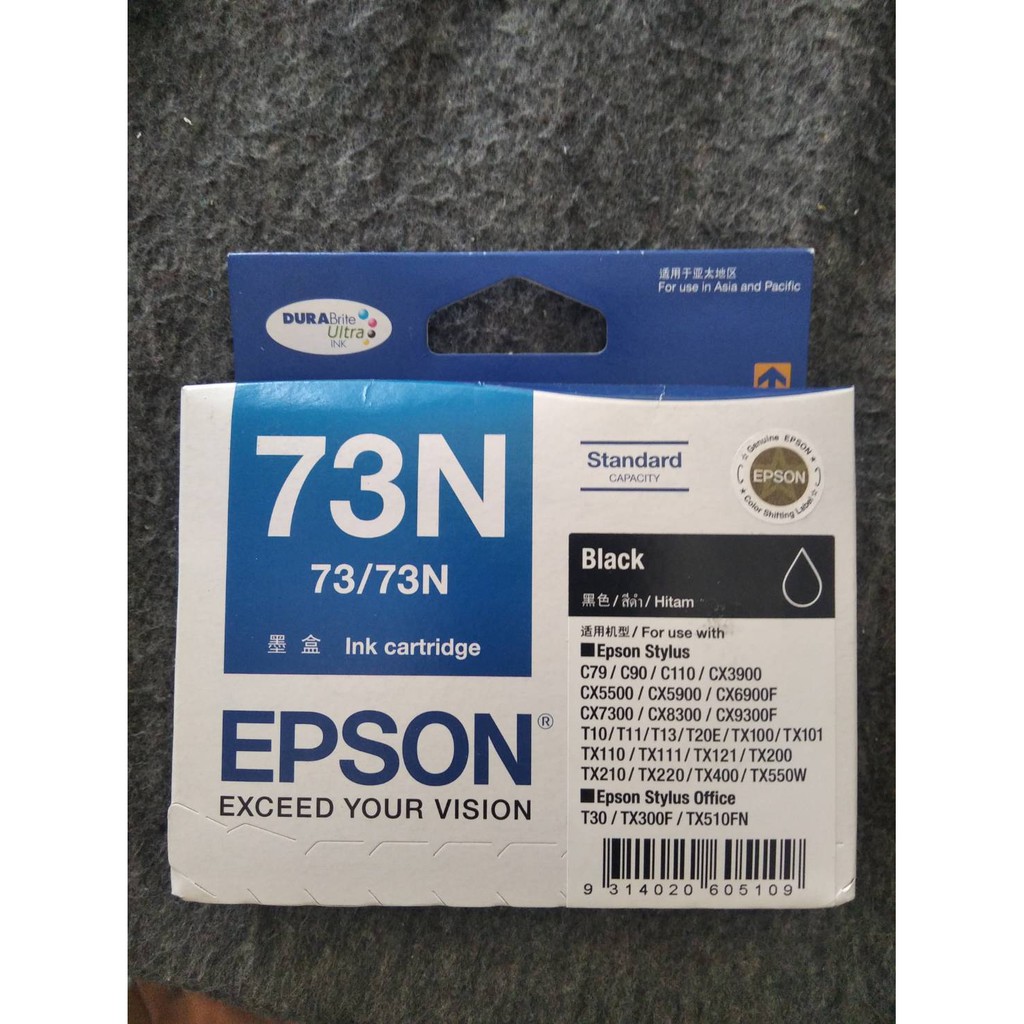 EPSON INK CARTRIDGE 73N BLACK (Original) หมดประกัน | Shopee Thailand