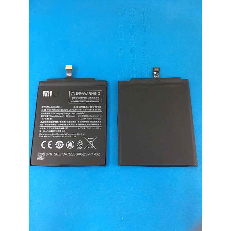 แบตเตอรี่แท้XiaomiRedmi5A(BN34) | Shopee Thailand