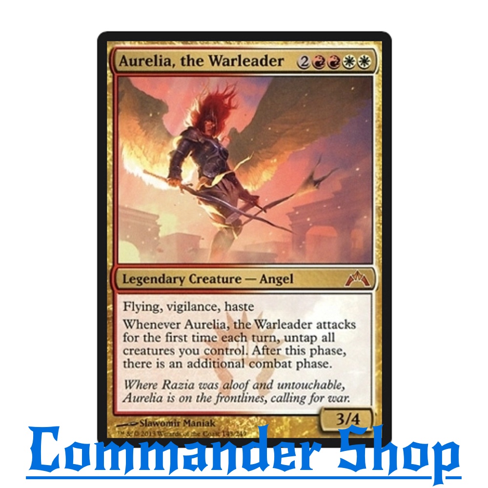 Aurelia, the Warleader (Legendary Creature - Angel) Red White At3/Tn4 ...