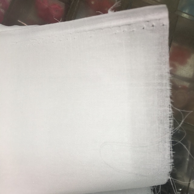 ผ้ากาวติดปกเสื้อ ผ้ากาวสาลู หน้ากว้าง ผ้าแก้วปกเสื้อแบบกาว ราคาต่อ 1 ...