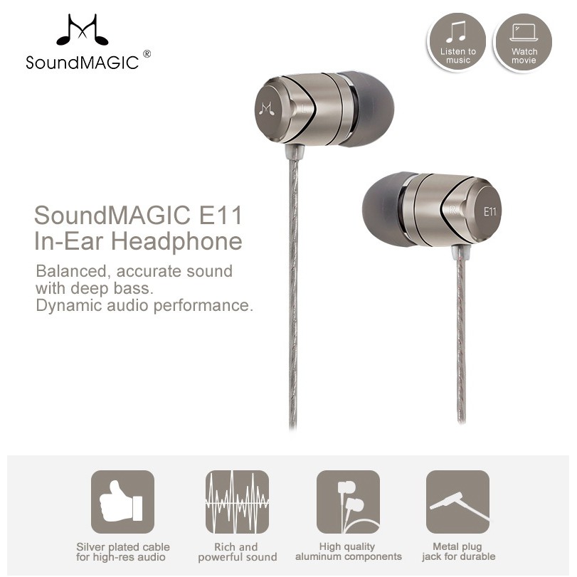 SoundMagic E11 หูฟังในตำนานรุ่นพัฒนาต่อยอดจาก E10 | Shopee Thailand