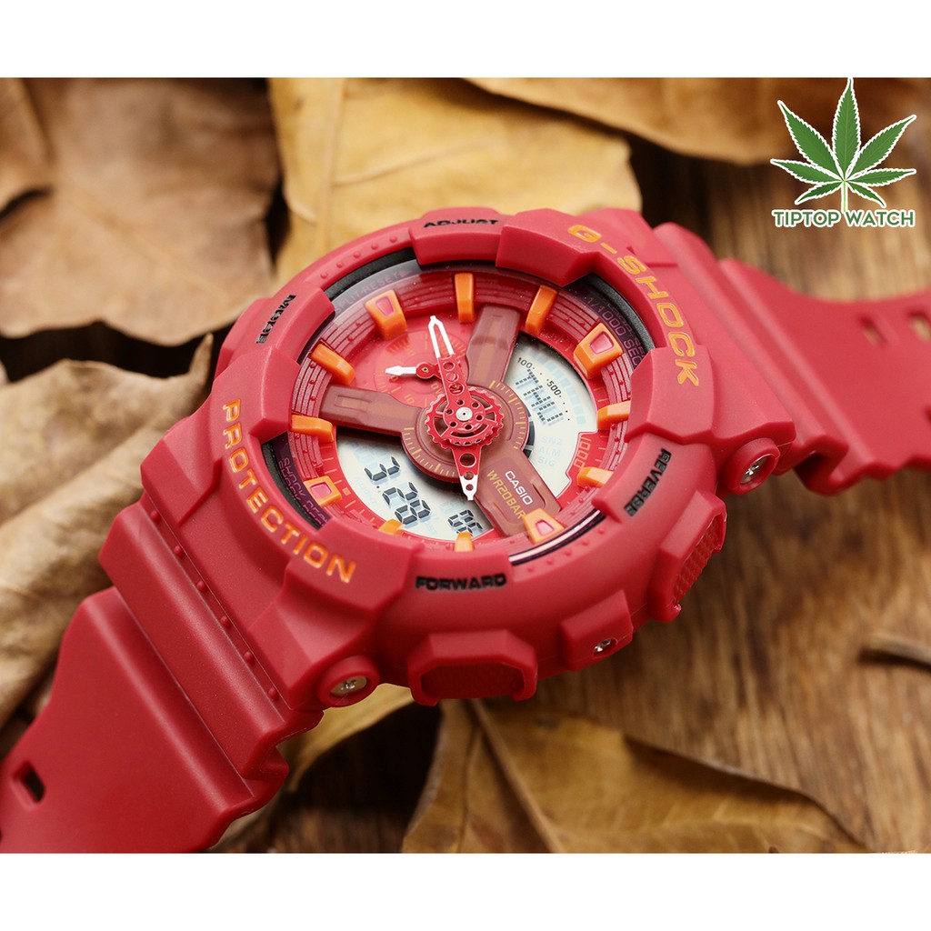 G-Shock Casio ของแท้ 100% นาฬิกาผู้ชาย รุ่น GA 110 RED | Shopee Thailand