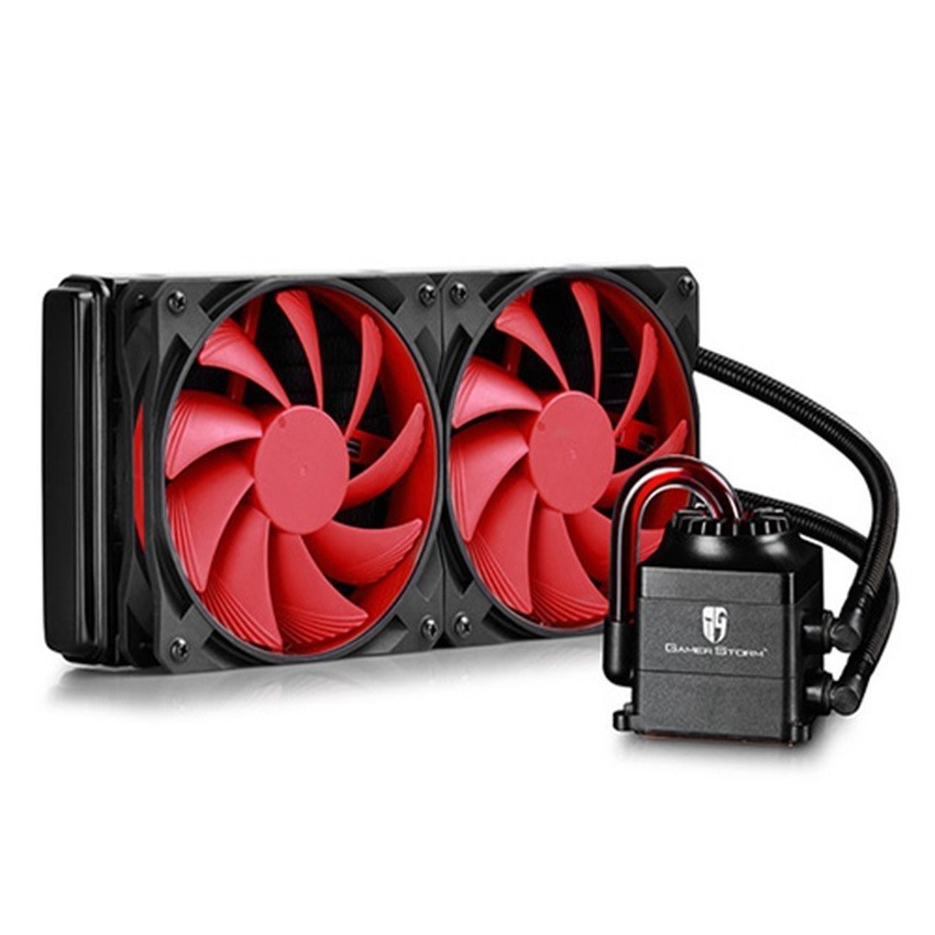 DEEPCOOL LIQUID COOLING Captain 240 (Black/Red) | Shopee Thailand