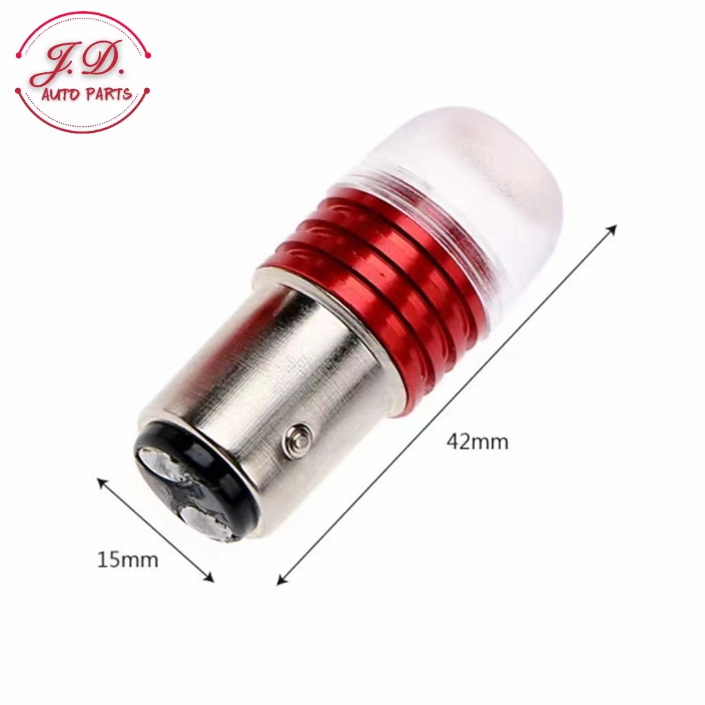 1ชิ้น กระพริบเร็ว ไฟเบรค ไฟท้าย LED สําหรับติดรถยนต์ มอเตอร์ไซ 12V 6W 3smd | Shopee Thailand