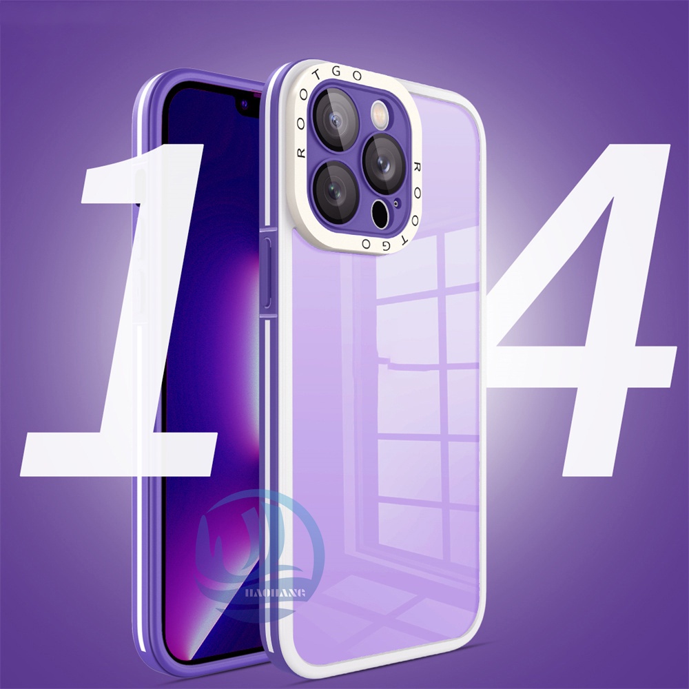 เคสอะคริลิคแข็ง กันกระแทก หรูหรา สําหรับ iPhone 14 13 Pro Max | Shopee Thailand