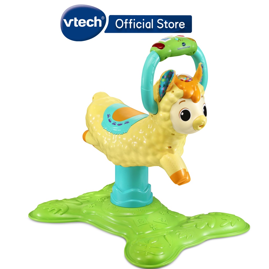 VTech Bounce & Discover Llama Baby Bouncer Ride-on Kids Toys Boys Girls ...