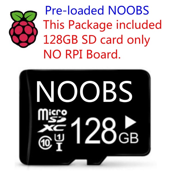การ์ด SD ซอฟต์แวร์ระบบการกู้คืน NOOBS Raspberry Pi ติดตั้งล่วงหน้า ...