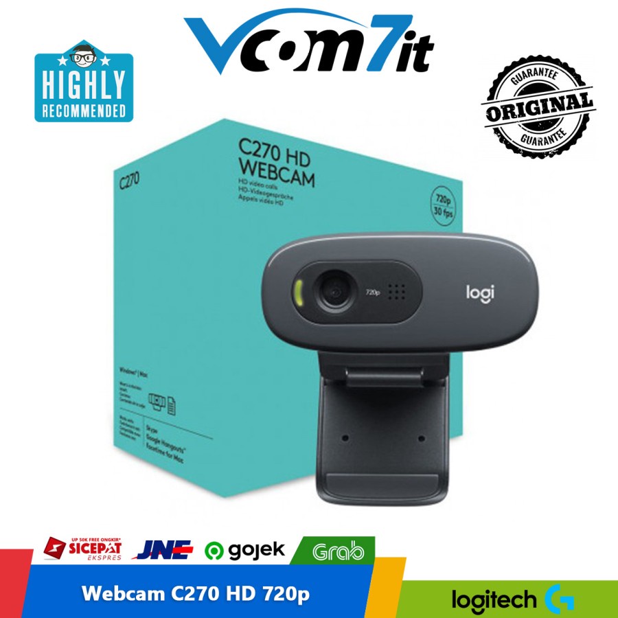 Logitech C270 Webcam HD 720P Web Cam C 270 ของแท้ | Shopee Thailand