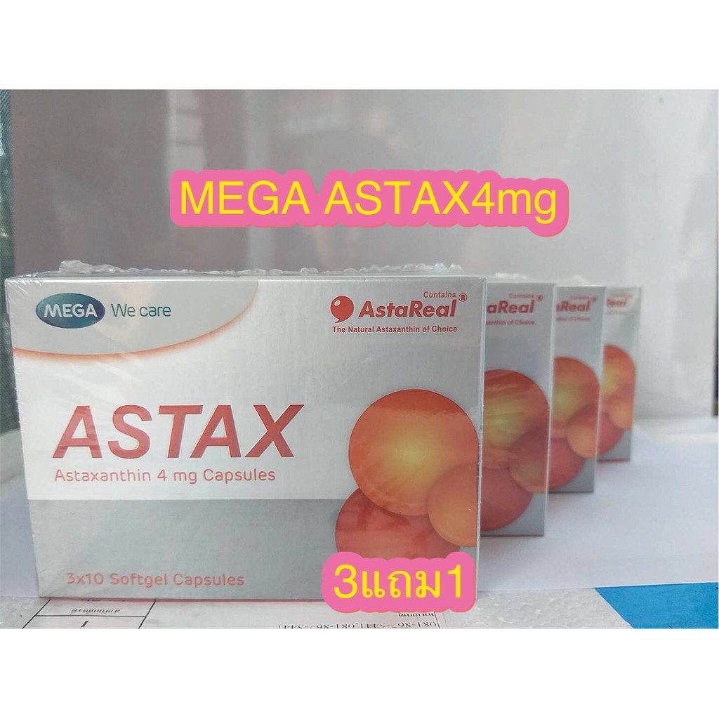 🔥Mega we care Astax Astaxanthin 4mg 🔥บำรุงผิวลดริ้วรอย 30 เม็ด🔥 ...