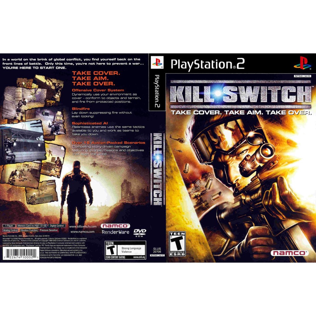 แผ่นเกมส์ PS2 kill.switch คุณภาพ ส่งไว (DVD) | Shopee Thailand