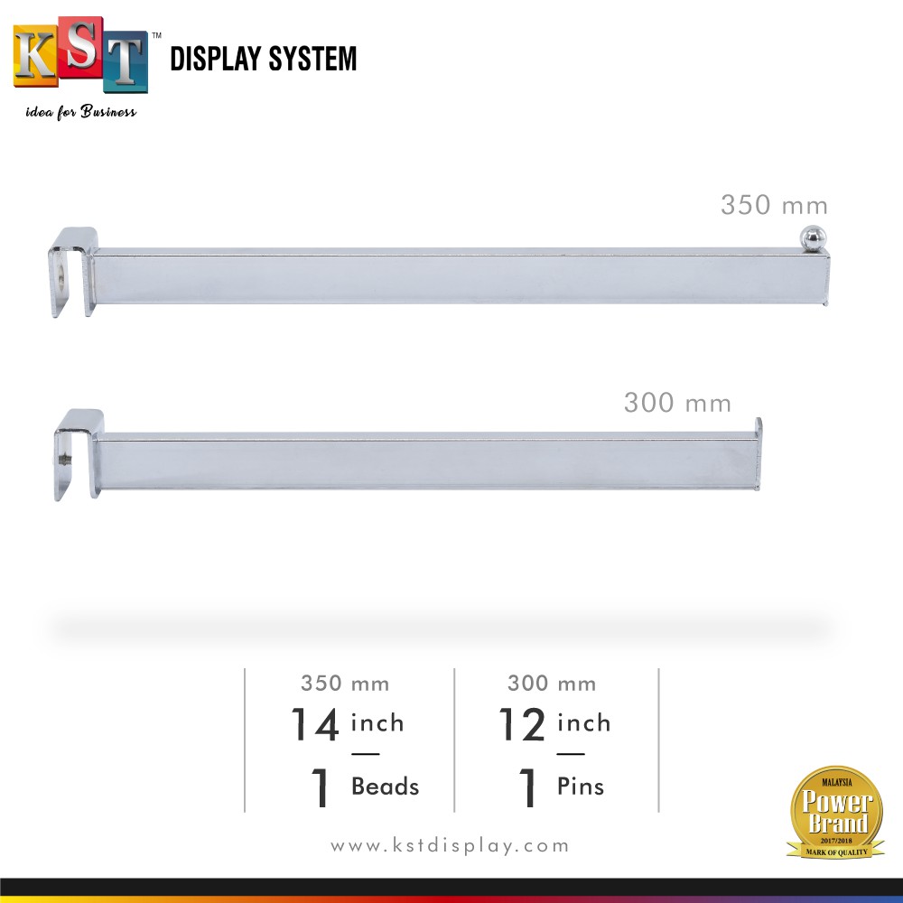 Heavy Duty Straight Bar Hook/Square Bar Hook พร้อมลูกปัด/Pin สําหรับ T ...