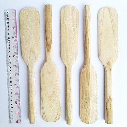 ไม้พาย ไม้พายข้าวเหนียว ขนาด 12,16, 20 นิ้ว ไม้พายทำขนม คนอาหาร กวนขนม ...