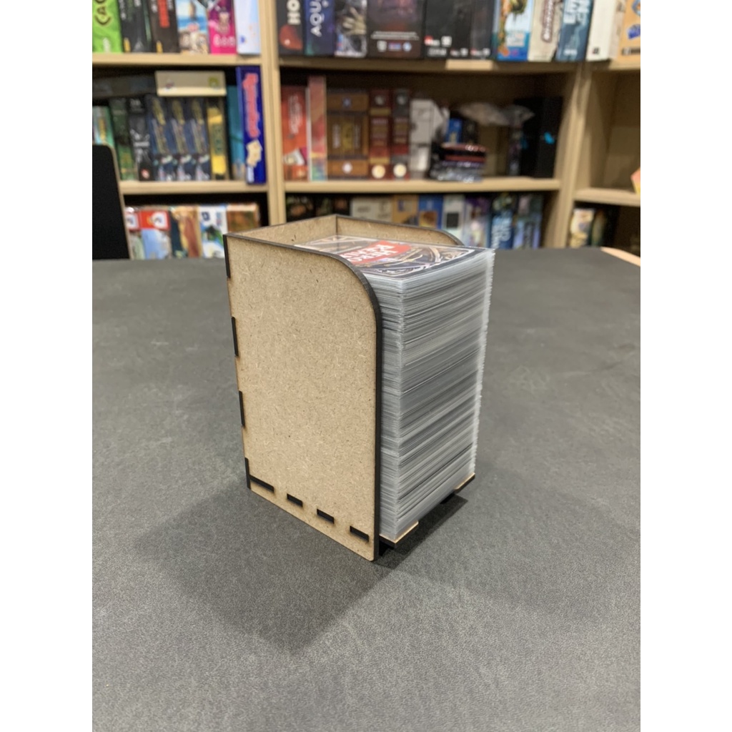 [Laser Cut] Wooden Card Dispenser(12 cm.) for Board Game/Card Game -ที่ ...