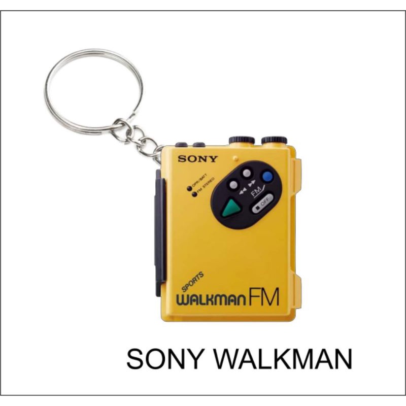 Sony Walkman พวงกุญแจ 2d discman mdman เครื่องเล่นเพลงแบบพกพา | Shopee ...