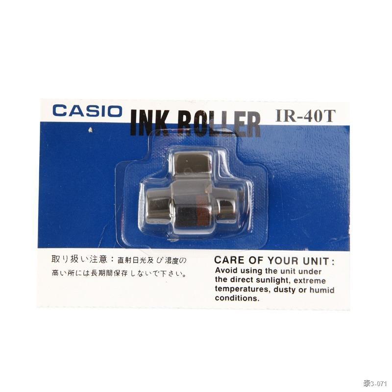 CASIO INK ROLLER ผ้าหมึกอิงค์โรลเครื่องคิดเลข สีดำ/แดง คาสิโอ IR-40T ...
